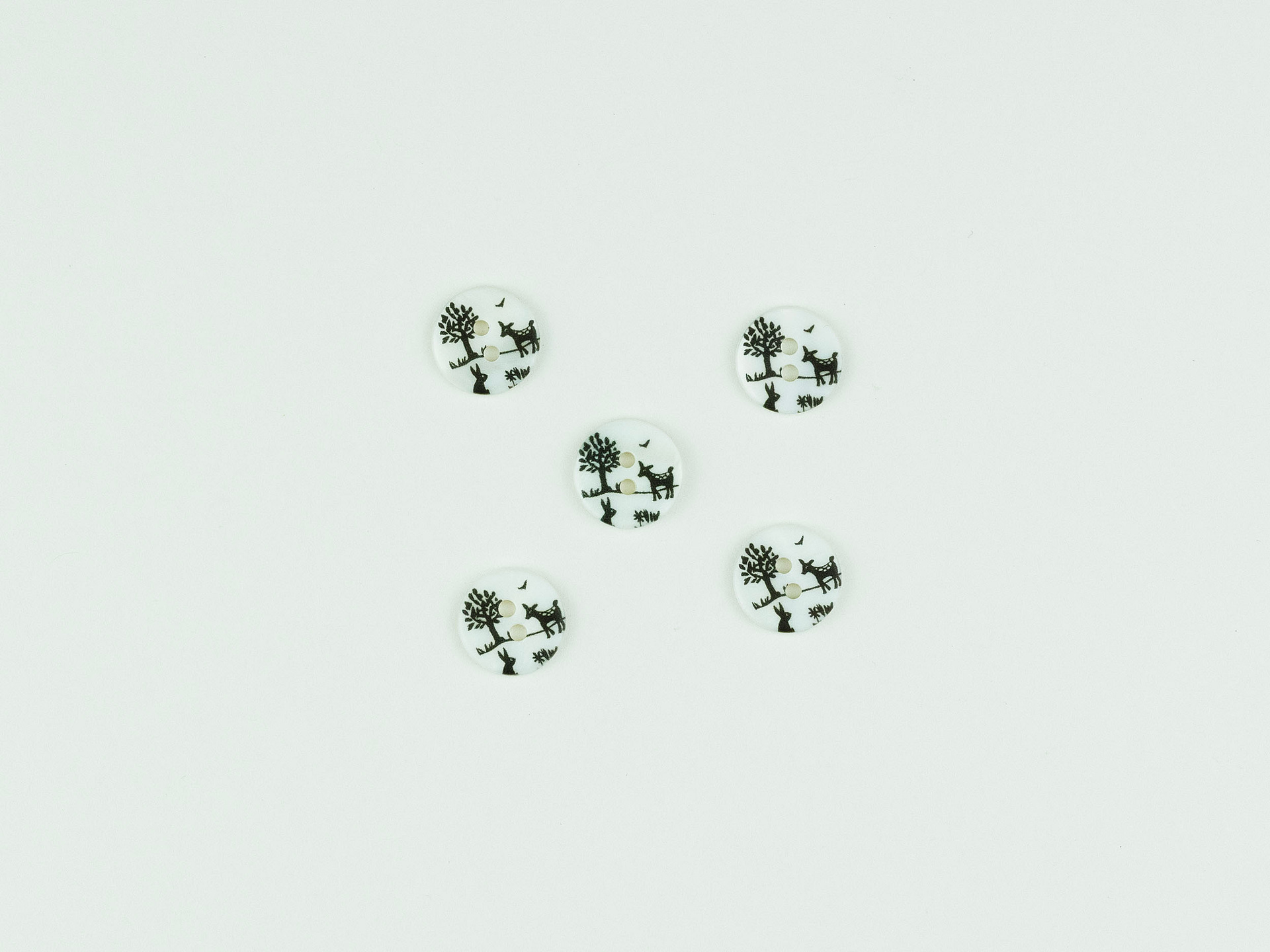 Turtle buttons 12mm - Wild and Woolly